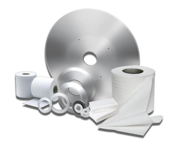Quality High Chrome Tool Steel Log Saw Blades For Toilet Tissue Converting Tissue Saw for sale