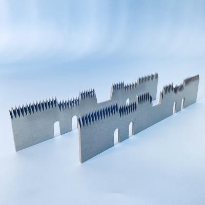 Cina Coltelli di taglio di carta di plastica Lame da taglio dentale Imballaggio denti dentellati Lama da segatura in vendita