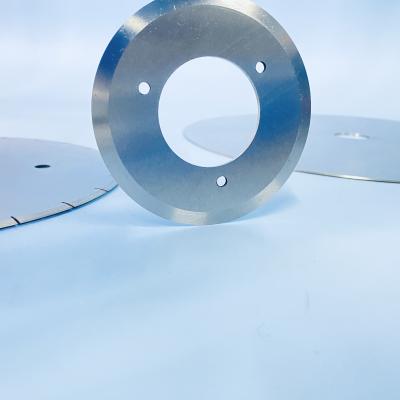 Cina Lata di taglio per nastri di acciaio di tungsteno su misura Lata rotonda per il taglio di tubi e pellicole di plastica adesivi in vendita