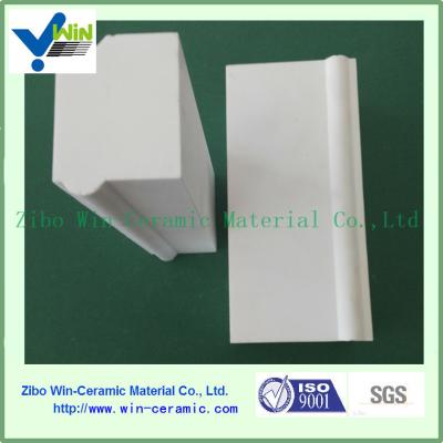 China High wear resistance industrial alumina ceramic brick by Chinese manufacturer for sale