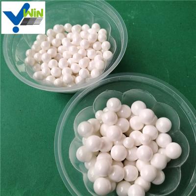 China Yttria stabilized white zirconia ceramic grinding ball used on mill machine for sale