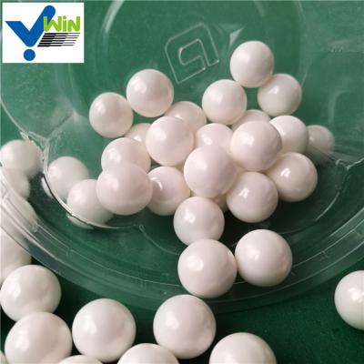 China Good toughness white zirconia ceramic grinding ball as mill grinding media for sale