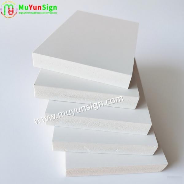 Quality White PVC Cellular Board Printable High Density 0.45 g/cm3 Foamed PVC Sheet for sale