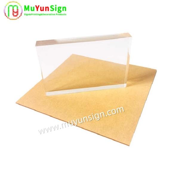 Quality Advertisement Board Clear Acrylic Sheet Craft Paper Cover Weather Resistant for sale