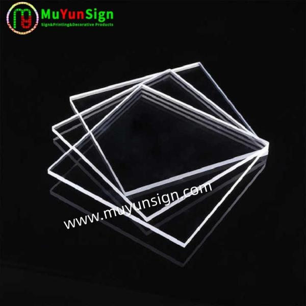 Quality 3mm Transparent Acrylic Sheet Both Sides PE Film Protection PMMA Crystal Sheet for sale