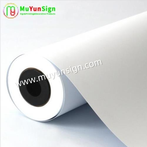 Quality Glossy White Adhesive PVC Vinyl Film Digital Printing Vehicle Advertising for sale