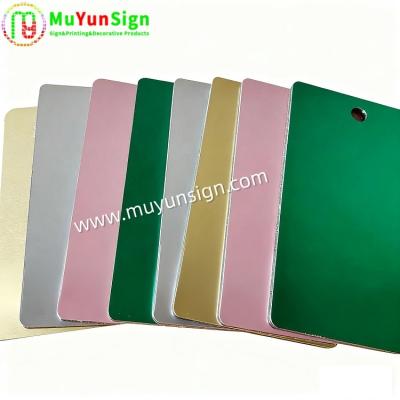 China 3mm Plastic Aluminum Composite Panel Multi Colors Mirror Surface for sale
