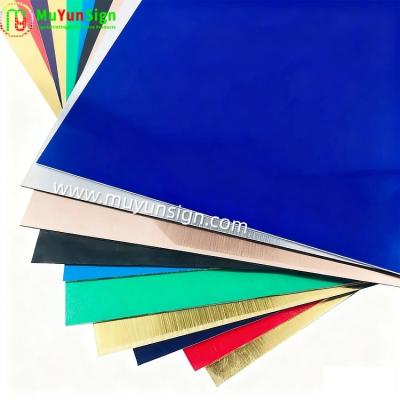 China Two Layer Colored ABS Double Color Plastic Sheet For Laser Engraving Board for sale