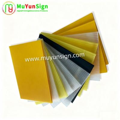 China Printable Polypropylene Corrugated Sheet Structural Strength Light Weight Plastic Sheet For Packing for sale