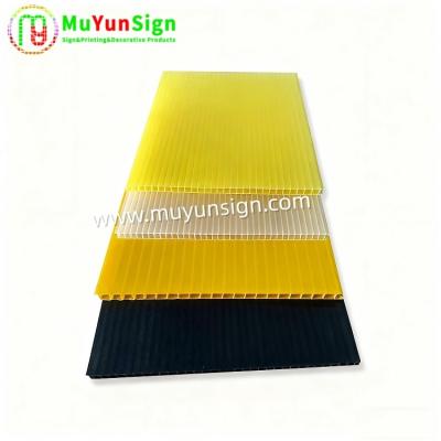 China Greenhouse Sidewalls Corrugated Plastic Sheet Returnable Reusable for sale