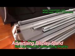 aluminum alloy outdoor x banner stand for advertising display