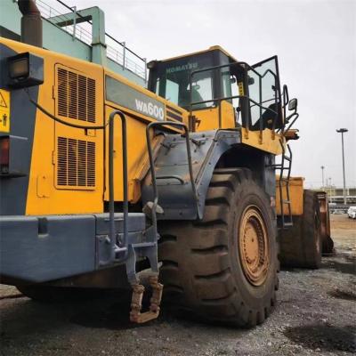 Cina Commercio al dettaglio WA600-6 caricatore di ruote usato Komatsu WA600-3 caricatore di seconda mano in buone condizioni in vendita