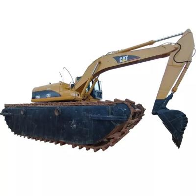 China Excavadora anfíbia Buggy pantanoso com motor forte Cat 320C usado em boas condições à venda