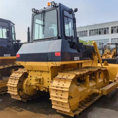 Κίνα 17 τόνων Χρησιμοποιημένη μπουλντόζα Shantui SD16 Shantui SD16 μπουλντόζα με αρχικό υδραυλικό κύλινδρο προς πώληση