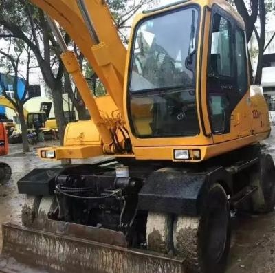 Cina 12 tonnellate Corea Hyundai usata 130W escavatore a ruote R130W 150 attrezzature pesanti per la costruzione in vendita