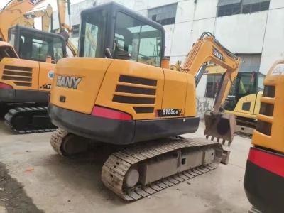 Cina 5 tonnellate Sany 55 escavatore SY55 SY55C-9 con motore Isuzu e 0,21 m3 di capacità del secchio in vendita
