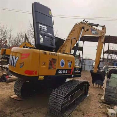 Cina Buone condizioni Sany 215 SY215 Escavatore a trascinatore 21 tonnellate con valvola idraulica originale in vendita