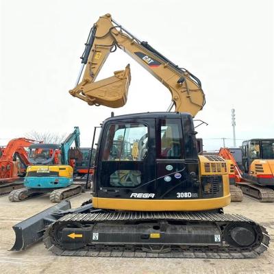 China Excavadora usada Caterpillar 308D CR com poucas horas de trabalho e em excelente estado à venda