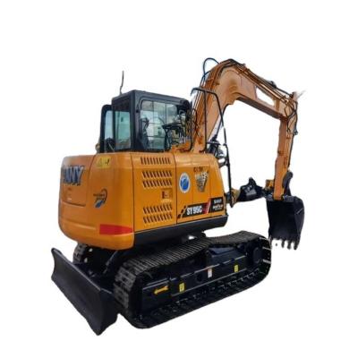 Cina 9 tonnellate di escavatore usato sany sy95c con basse ore di lavoro e cilindro idraulico originale in vendita