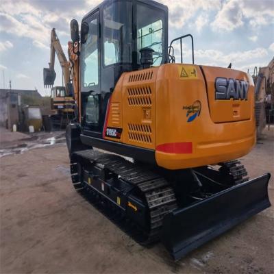 Cina 9 tonnellate di escavatore usato sany sy95c con basse ore di lavoro e cilindro idraulico originale in vendita