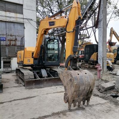 Cina 9 tonnellate di escavatore usato sany sy95c con basse ore di lavoro e cilindro idraulico originale in vendita