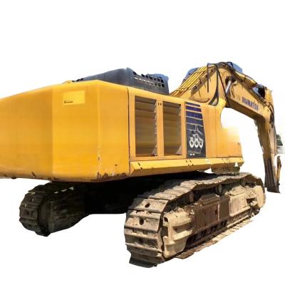 China Excavadora original de 6 cilindros Komatsu PC650 Usada 65 toneladas com 1800 horas de trabalho à venda