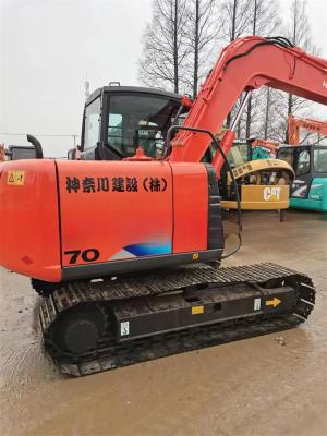 Cina Eccellente condizione Hitachi ZX70 6ton Crawler Excavator di seconda mano con motore ISUZU in vendita