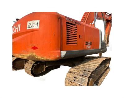 China Japão segunda mão 23 toneladas pesado escavadeira hidráulica de raspador Hitachi ZX240 com 110kw de potência à venda