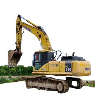 Cina 3000 ore di lavoro usato Giappone Komatsu PC 350 in buone condizioni con capacità di 1.4m3 in vendita