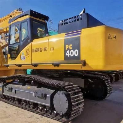 China 46 toneladas de peso operacional Komatsu PC 400-7 Excavadora de rastreamento com bomba hidráulica de origem à venda
