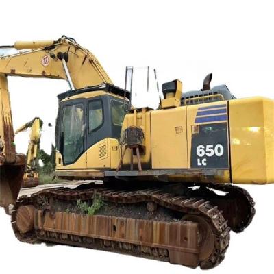 China Komatsu PC 650 máquina de escavadeira de rastreador usado remodelação com a bomba hidráulica de origem à venda