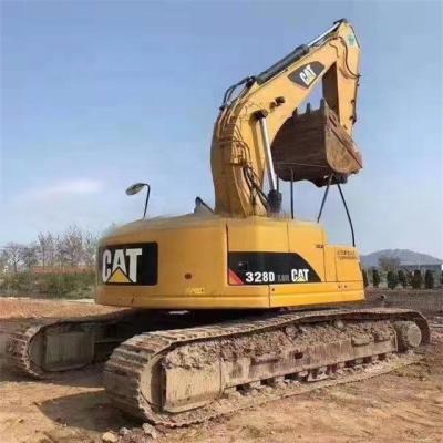 China 1.6m3 Capacidade de balde máquina de escavadeira de rastreador CAT 328D usada para suas necessidades em 2020 à venda
