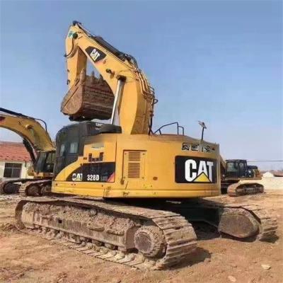 China 1.6m3 Capacidade de balde máquina de escavadeira de rastreador CAT 328D usada para suas necessidades em 2020 à venda