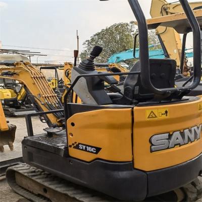 Cina 2 tonnellate Sany SY 16 C escavatore a trascinatore con orario di lavoro ridotto e valvola idraulica di origine in vendita