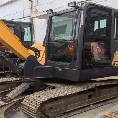 中国 原産地 水力シリンダー 6 トン SANY SY 55C 低作業時間のクローラー掘削機 販売のため