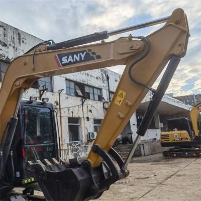 China Oorspronkelijke kleur 7 ton Gebruikte Sany SY 75 C Crawler Excavator met 3L Verplaatsing Te koop