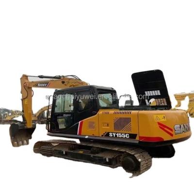 Китай 2022 Sany SY 155C экскаватор 16 тонн строительной техники с низким рабочим временем продается