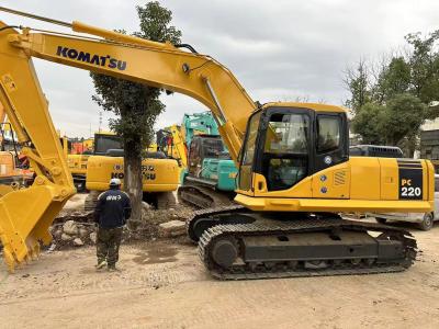 Cina 23 tonnellate usato Komatsu PC 220 escavatore dal Giappone Buone condizioni Valvola idraulica Origine in vendita