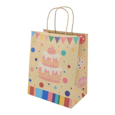 China UV Printing Food Packaging Paper Bag For Cake Box 42g/Pcs for sale