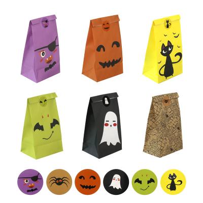 China Party Halloween Biodegradable Paper Bakery Bags For Bread 9g/Pcs for sale