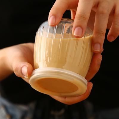 Cina Barattolo d'imballaggio di vetro dell'alimento senza piombo del yogurt 3.4oz per budino 100ML in vendita