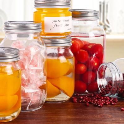 Cina barattoli di vetro d'imballaggio 90g di 380ml Honey Transparent Sealed Food Glass in vendita