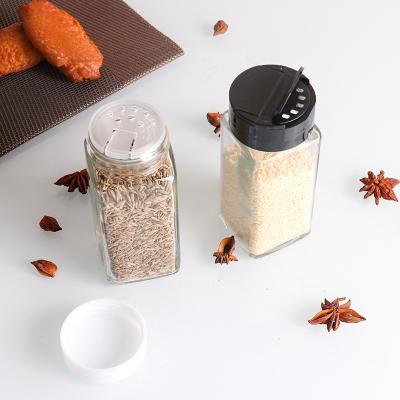 Cina barattoli d'imballaggio di vetro sigillati pepe di vetro 120ml dell'alimento del condimento della cucina 4oz in vendita