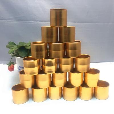 Cina l'alluminio riciclabile rotondo dorato 10ml inscatola l'imballaggio del tè di 47*48mm in vendita