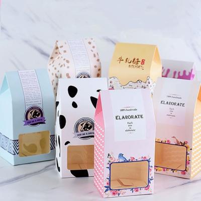 Cina confezione di biscotti kraft, confezione di caramelle kraft, scatola di carta biodegradabile in vendita