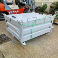 China Heavy Duty Steel Transit Box Foldable Stackable 1000KG Capacity for sale