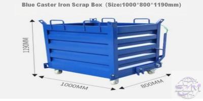 China Collapsible Wire Mesh Container Iron Storage Cage for Warehouse with Lid for sale