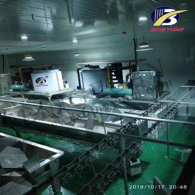 中国 Evaporative Cooling 15tons/Day  Ice Flake Maker Machine PLC Control 販売のため