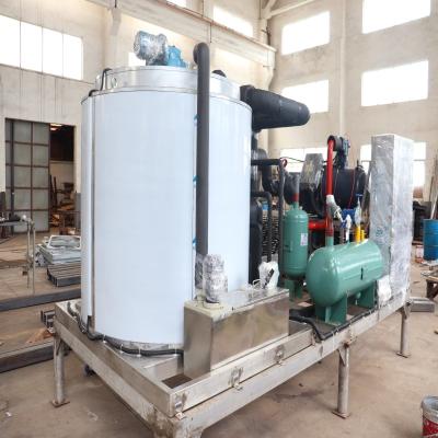 中国 Evaporative Cooling 15tons/Day  Ice Flake Maker Machine PLC Control 販売のため