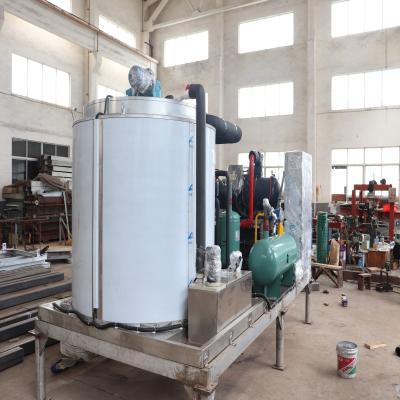 中国 Evaporative Cooling 15tons/Day  Ice Flake Maker Machine PLC Control 販売のため